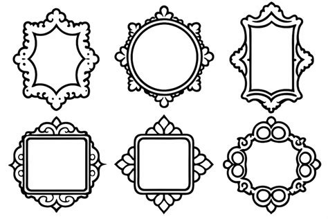 Premium Vector Ornate Vintage Frames Line Art Refined Intricate