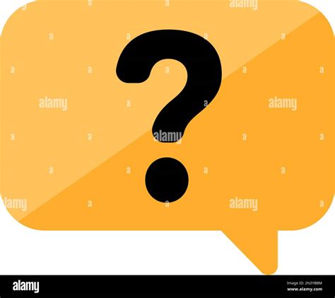 Question Mark Icon Speech Bubble Stock Vector Image And Art Alamy