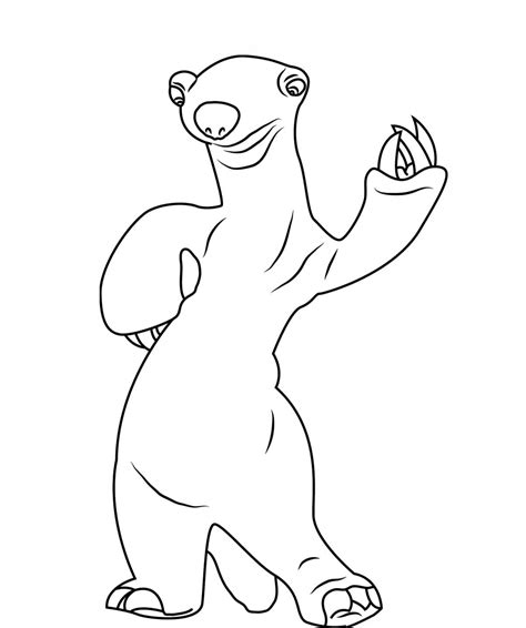 Sid Umriss Zum Ausmalen Kostenlos Malvorlagen Und Ausmalbilder Zum Ausdrucken