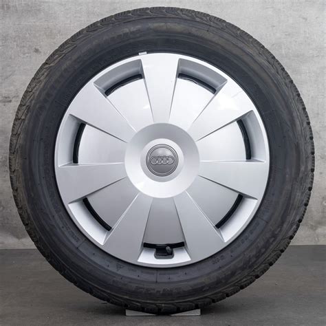 Audi 16 Inch Steel Rims A3 8v Winter Tires Oem Wheels 5q0601025bg