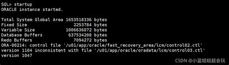 ora 01102 cannot mount database in exclusive mode csdn博客