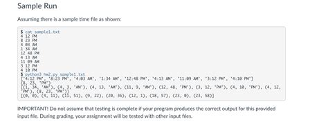 Solved Python Time Processor Summary Create A Python Program
