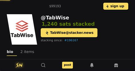 Tabwise Stacker News