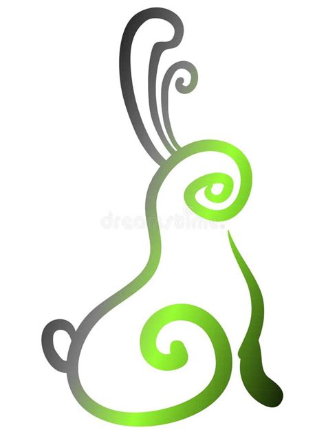 Silhouette Of A Hare For Logo Stock Vector Illustration Of Logo Cute