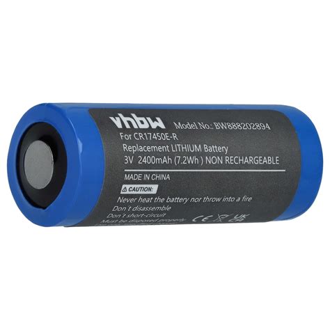 Vhbw Pile Remplacement Pour Pile Cr17450e R 3v Lithium Pour Divers