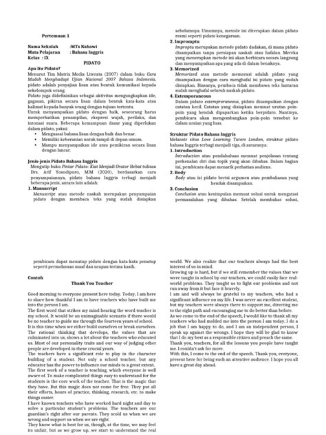 jenis dan struktur pidato inggris pdf cognitive science cognition