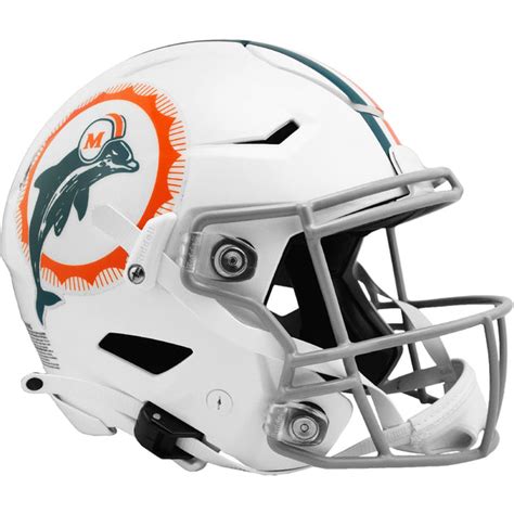 Miami Dolphins Tribute Throwback Speedflex Authentic Helmet The