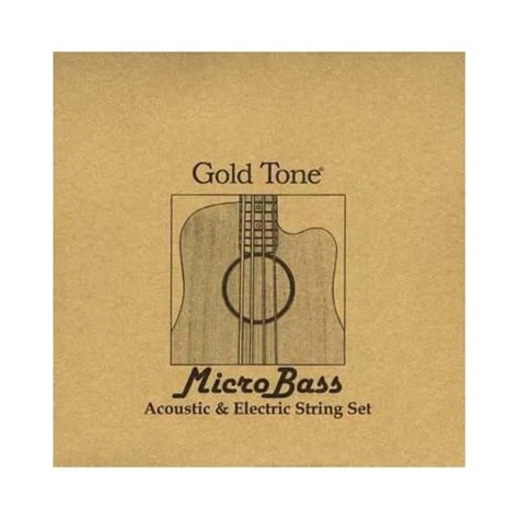 Gold Tone Micro Bass Strings Total Music Gear All In One Shop For Musical Instruments