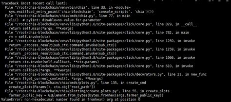 chia plots create on harvester is not working · issue 4465 · chia