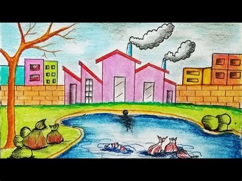 Polluted Environment Drawing