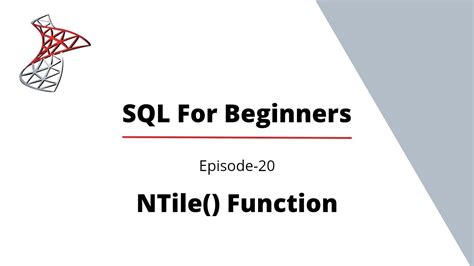 Ntile Function In Sql Window Function Learn Sqlsubash K Youtube