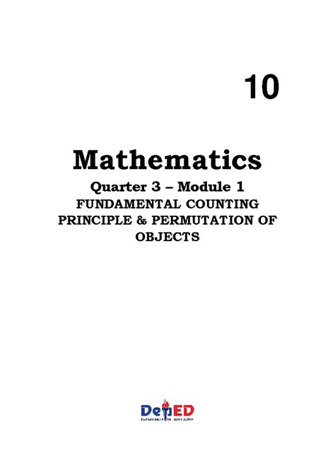 5 q1 math module 5 for quarter 1 mathematics 10 mathematics quarter