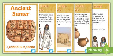Ancient Sumer Timeline Posters Hecho Por Educadores