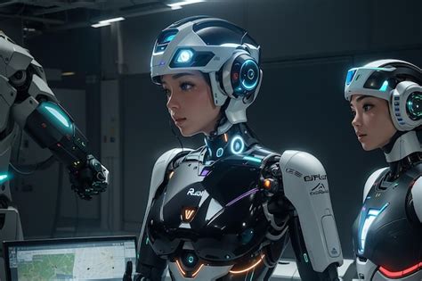 Premium Photo Ai Robotics Integration Lab
