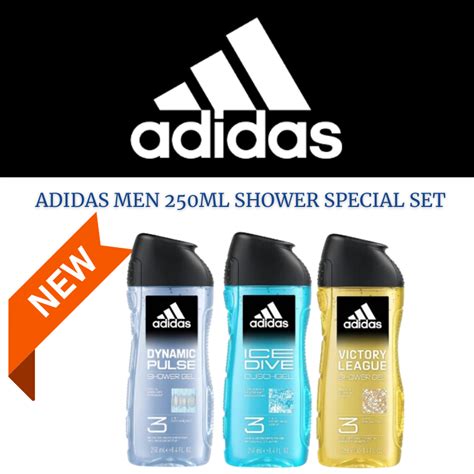 Adidas 3 In 1 Shower Gel Special Set Dynamic Pulse Ice Dive