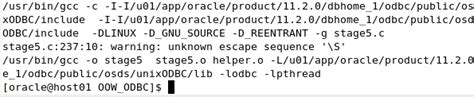 使用 odbc 开发基于 oracle database 11g 的 c 和 c 应用程序