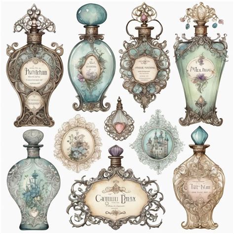 Vintage Perfume Bottles Drawing Vintage Perfume Bottles Images