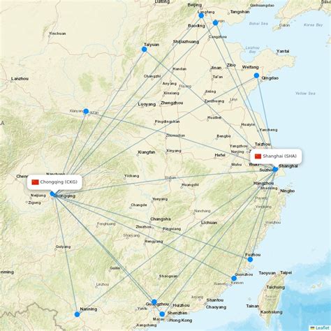 China Eastern Airlines Routes 2026 Map With All Flights Flight Routes