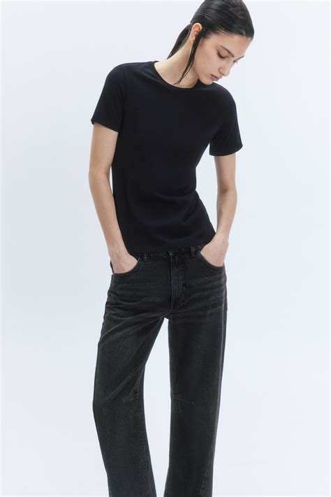 Футболка slim базовая хлопковая slim15, цвет: черный (50) по цене 399 ...