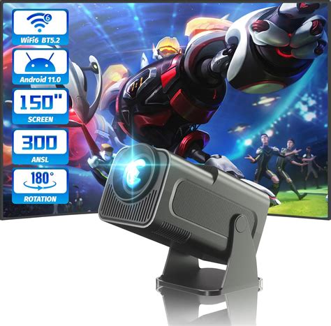 Mini Projector With Wifi And Bluetooth 180°rotatable Portable Projector 1080p 2 4g