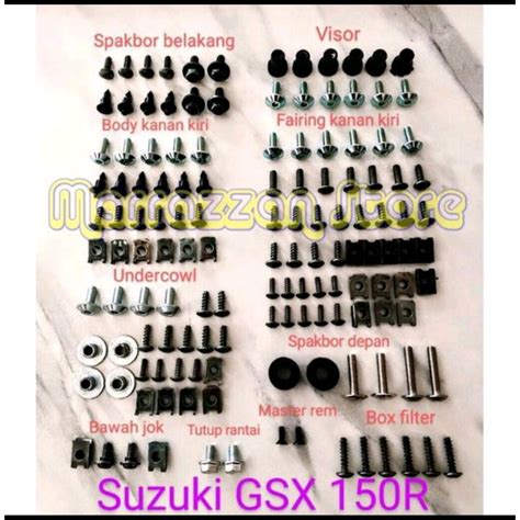 Jual Full Set Baud Full Body GSX 150 R Shopee Indonesia