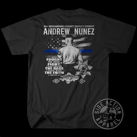 Tribute Shirt Sbso Deputy Andrew Nunez