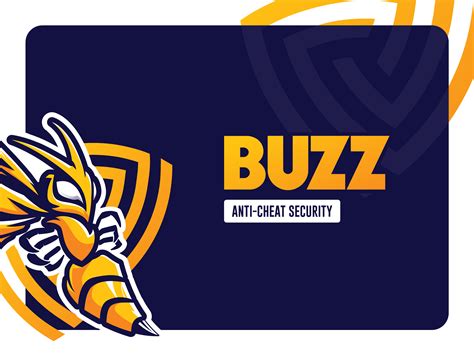 Buzz Anti Cheat Security Logo Design Behance