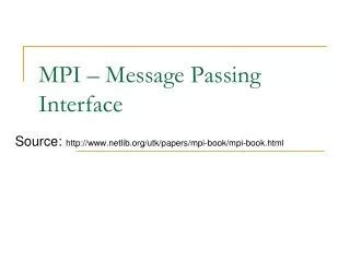 PPT - Programming Clusters using Message-Passing Interface (MPI) PowerPoint Presentation - ID ...