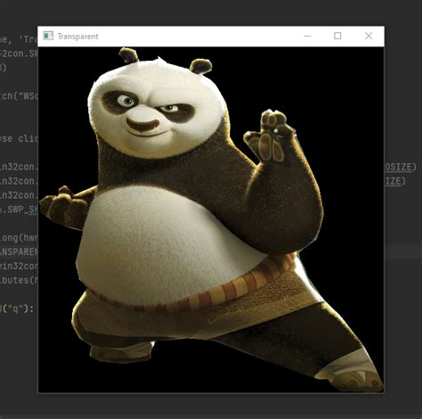Opencv Python How To Show A Transparent Image In A Window Stack Overflow