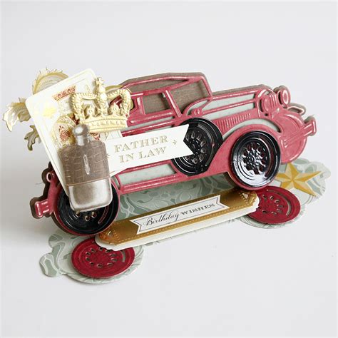 Classic Car Slimline Easel Dies Anna Griffin Inc