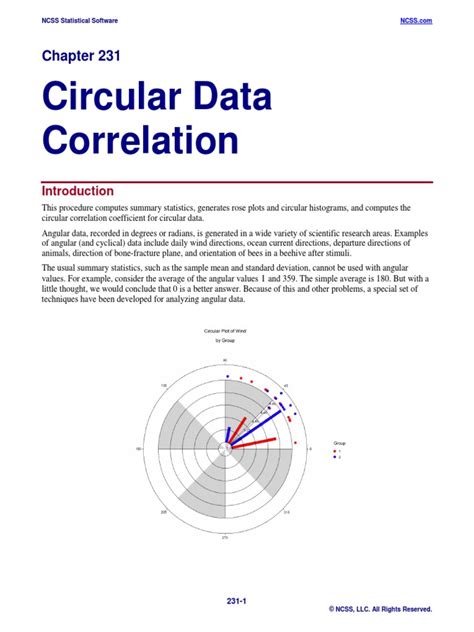 Circular Data Correlation Pdf Pdf Statistical Hypothesis Testing