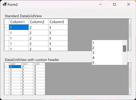 C DataGridView S Column Header On High DPI Loses Scaling Stack Overflow