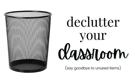 Keeping A Clutter Free Classroom Organization Ideas For Middle School