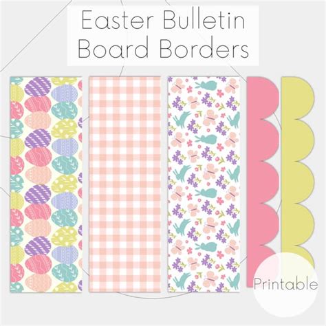 Easter Bulletin Board Borders Easter Classroom Decor By Teach With Mackenzie