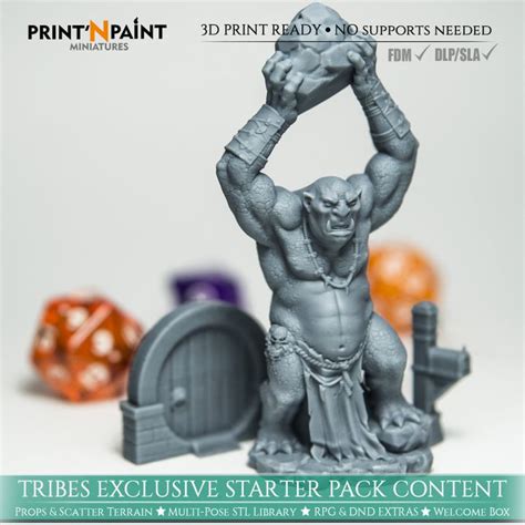 3d Printable Cave Troll Multi Part By Leonardo Escovar
