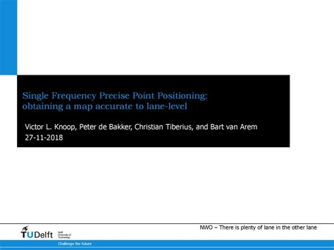 Single Frequency Precise Point Positioning Ppt Download
