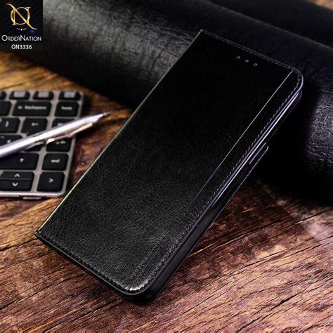 Oppo F Pro Cover Rich Boss Leather Texture Soft Flip Book Case