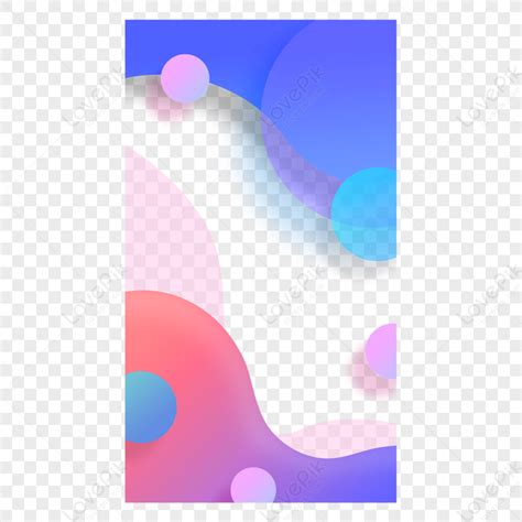 추상 그라디언트 유체 인스 타 그램 이야기 일러스트 테두리 라운드 장식 인스타그램경향홀로 Png 일러스트 무료 다운로드 Lovepik