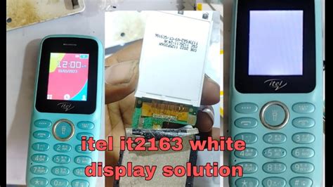 Itel 2163 White Display It2160 It2161 It2162 All Itel Model Youtube