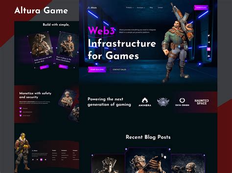 WEB3 GAMES LANDING PAGE DESIGN. on Behance