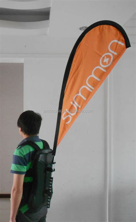 Design Your Own Custom Backpack Flags Street Walking Backpack Flag To