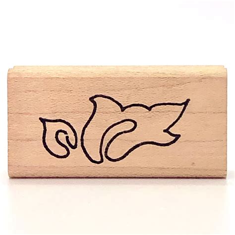 Open Leaf Stamp Rubber Stamp Plantation