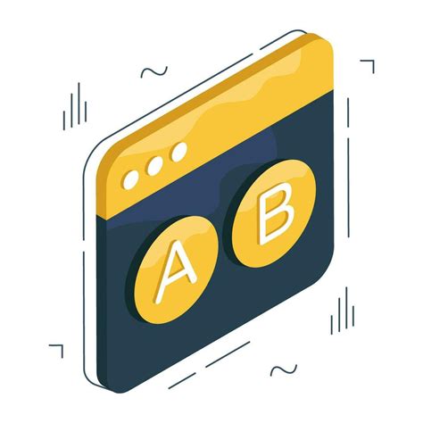 Vector Design Of A B Test 36352540 Vector Art At Vecteezy