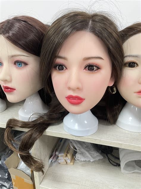 Extra Silicone Sex Doll Head With Hair Transplant 3 0