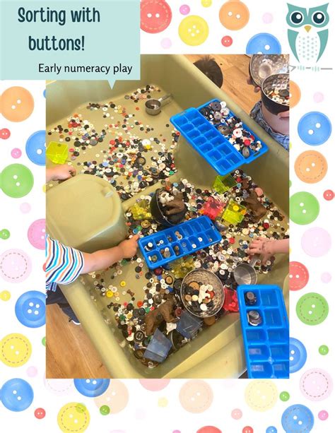 Preschool Provocation Sort Those Buttons