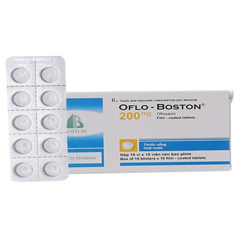 Oflo Boston 200mg điều Trị Nhiễm Khuẩn Do Các Vi Khuẩn Nhạy Cảm