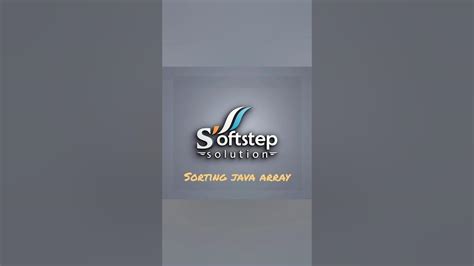 Java Arraysorting Programming Coding Learnjava Javatutorials