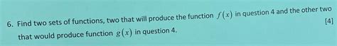 Solved I Need Help With Q6 But Have Also Posted Q4 For