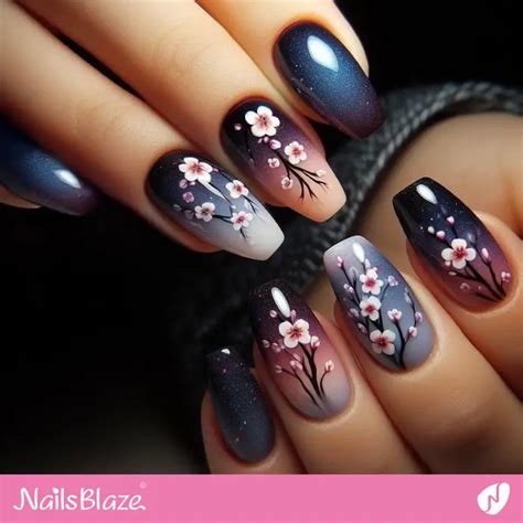 Cherry Blossoms Spring Nail Designs Cherry Blossoms Spring Nails 2025