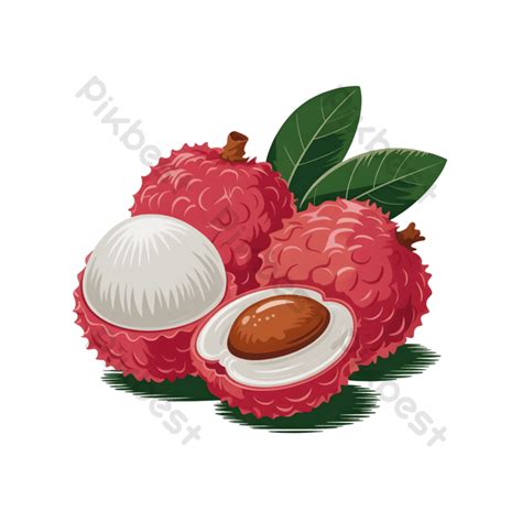 Ang Pulang Lychee Fruit Na Nakahiwalay Sa Puting Background Imahe Ng Png Png Libreng Download